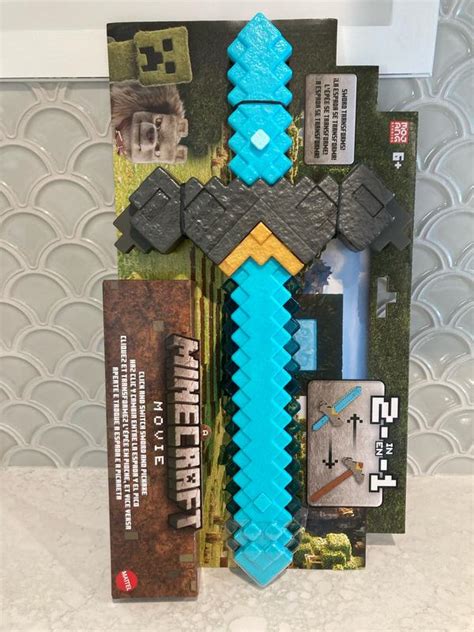 Minecraft Click And Switch Sword And Pickaxe Role Play 2 In 1 Weapon