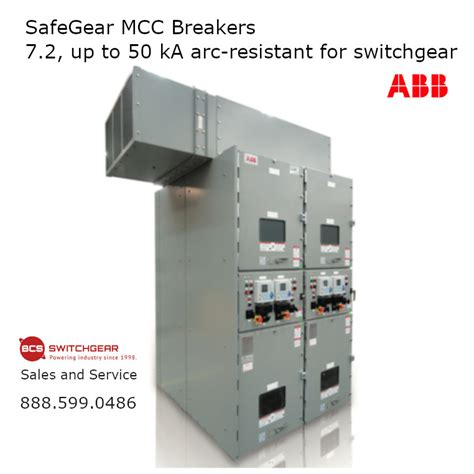 Abb Safegear Mcc Breakers 7 2 Up To 50 Ka Arc Resistant For Switchgear