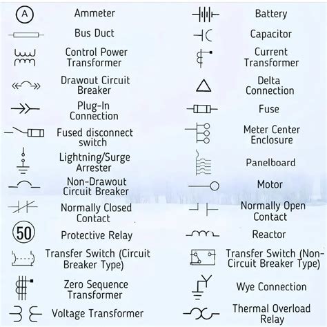 Key Electrical Symbols For Power Systems And Circuit Diagrams Pcb Hero