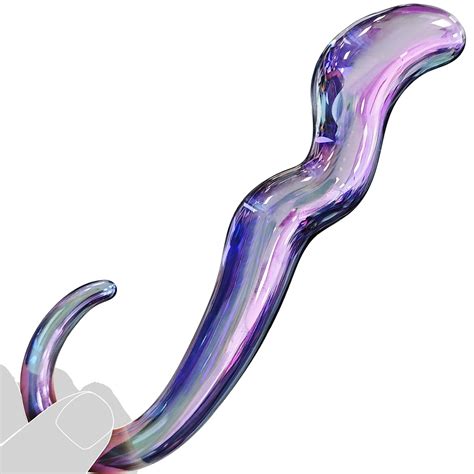 Glass Dildo Fantasy Crystal Anal Dildo Clear Sex Toy 71