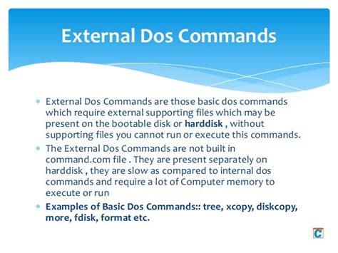 Basic Dos Commands