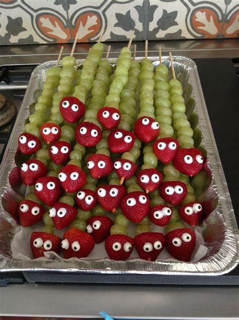 Meyve Tabağı Kreative Snacks Kinder Party Essen Fingerfood Kindergeburtstag