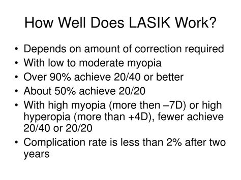 Ppt Lasik Surgery Powerpoint Presentation Free Download Id355495