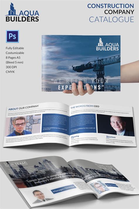 Brochure Templates For It Company 11 Top Construction Company Brochure Templates Free