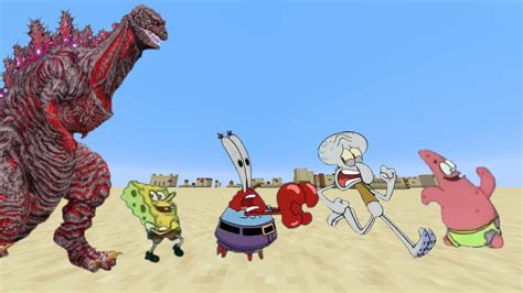 Spongebob And Patrick Running Away