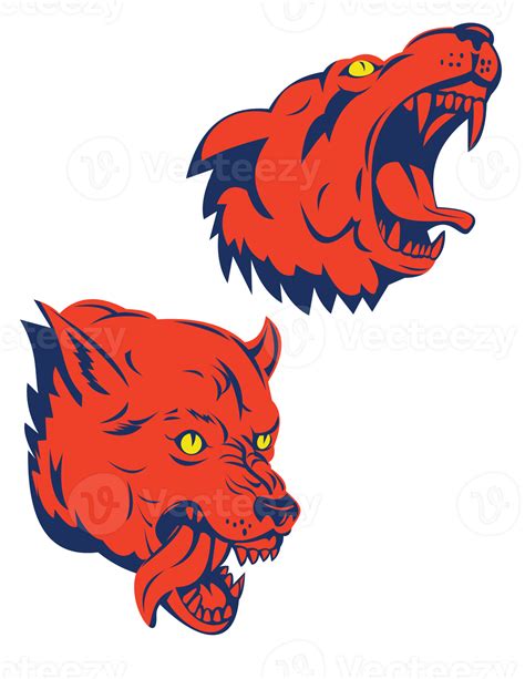 Wild Dog Wolf Attacking Barking 13761360 Png