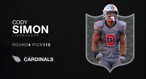 Arizona Cardinals Select Ohio State Linebacker Cody Simon With No 115 Overall Pick In Fourth