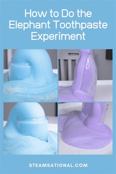 Elephant Toothpaste Explosion Experiment Elephant Toothpaste