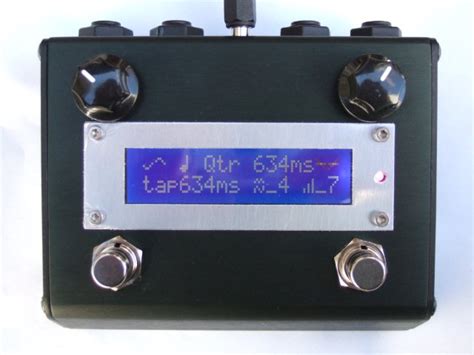 Analog Man Amaze0 Analog Delay Tap Tempo And Modulation Controller Pedal