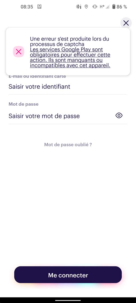 [hr lunc client] swile app shows an error on login · issue 1772