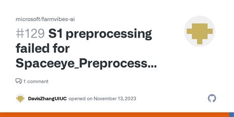 S1 Preprocessing Failed For Spaceeyepreprocess Workflow Value For Source Band Is Invalid