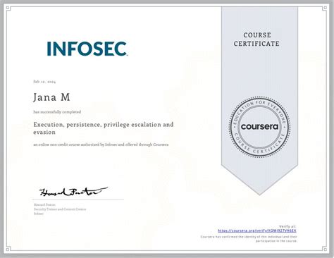 Jana M On Linkedin Cybersecurity Python Infosec Coursera