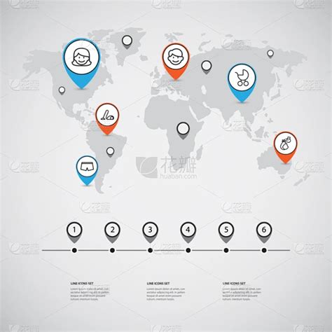 家庭符号数字6婴儿女儿人男孩女人图像布置素材 花瓣网