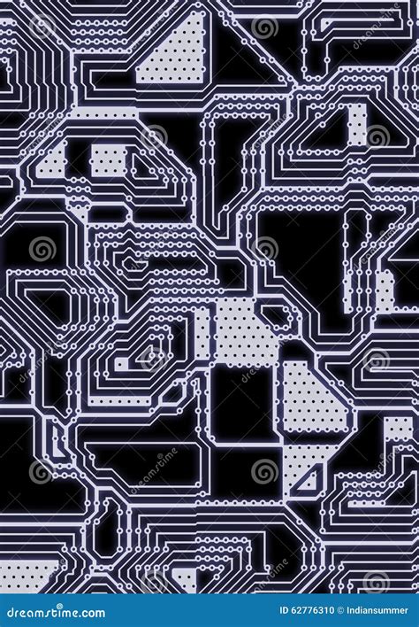 Cyber Circuit Future Technology Concept Background Cartoon Vector 230267787