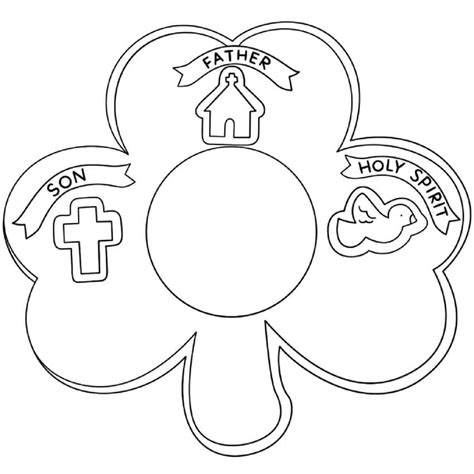 Shamrock Holy Trinity Coloring Page Download Print Or Color Online Shamrock Holy Trinity Coloring Page Download Print Or Color Online