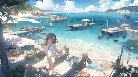 Godzilla Girl At The Beach
