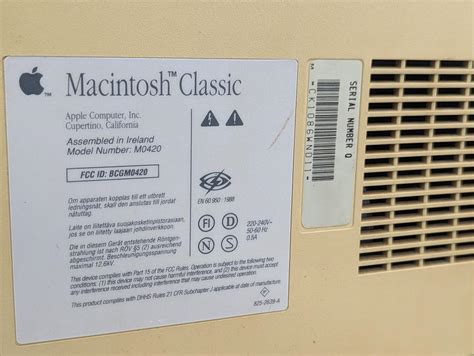 Classic Apple Computer Models