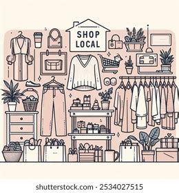 Minimal Line Art Vector Style Image Shop Ai Generated Image 2534027515