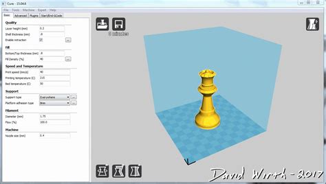 3d print settings cura gcode slicer