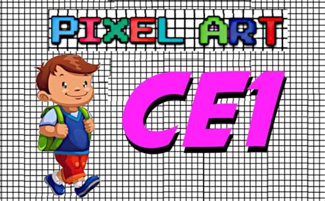 Pixel Art Ce1 10 Modèles à Imprimer  Et Pdf