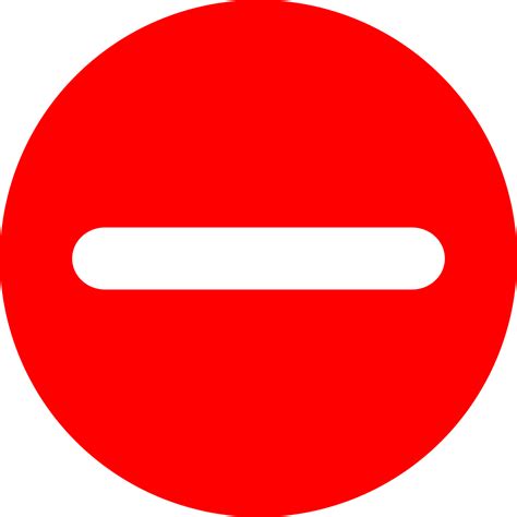 Minus Sign Icon 9267401 Png