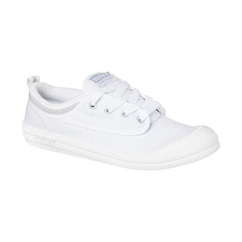 Volleys International Volley Low Canvas Casual Mens Shoes Black White