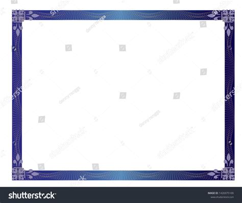 Frame Photos Certificate Vector Eps 10 Stock Vector Royalty Free