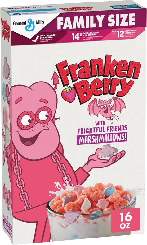 General Mills Cereal Monsters Cereal 4 Count Franken Berry