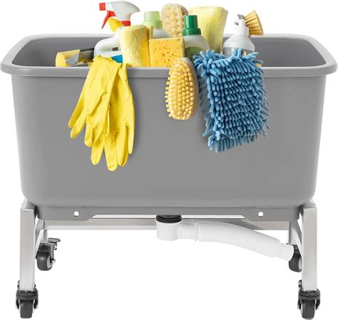 Freestanding Floor Mop Sinkcommercial Plastic Mop Service Basin With