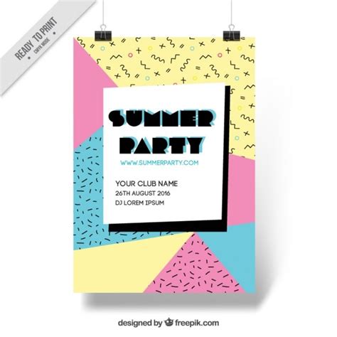 3 페이지 플리마켓 포스터 도안 이미지 Freepik에서 무료 다운로드