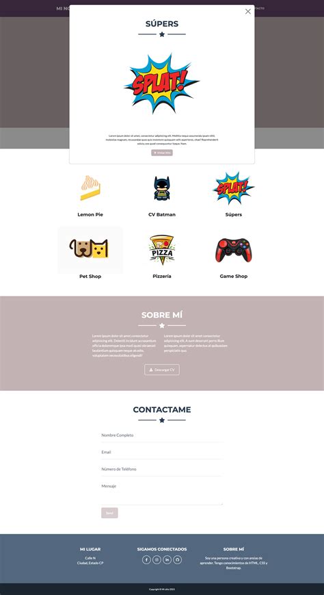 GitHub Sgcm C Portfolio Portfolio Aplicando Bootstrap