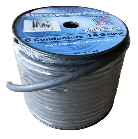 Blast King Irs1x8x14 150 150 Feet Stage Speaker Cable 14 Gauge 8 Cond
