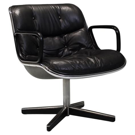 Vintage 1970s Mid Century Modern High Back Executive Desk Office Chair