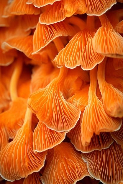 Free Ai Image Close Up Of Mushroom Structure