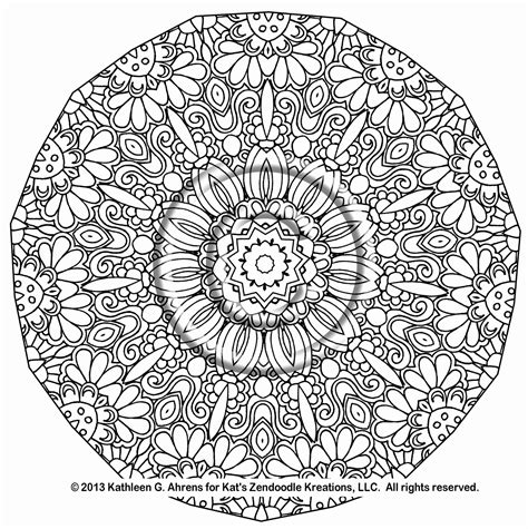 Complicated Adult Coloring Pages