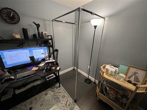 Swapped Out My Pvc Pipe Structure With Some Steel Lets See My Cat Topple This One 😅 R