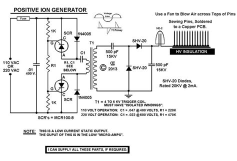 Ozone Generator Circuit Diagram