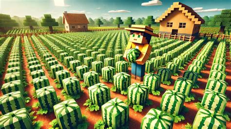 Minecraft How To Grow A Melon For A Player Ensigame