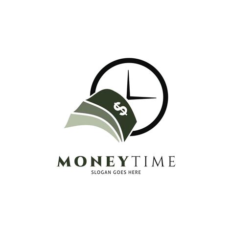 Money Time Icon Vector Logo Template Illustration Design 15425147