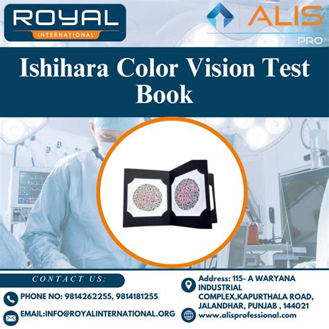Ishihara Color Vision Test Book At Best Price In Jalandhar Royal