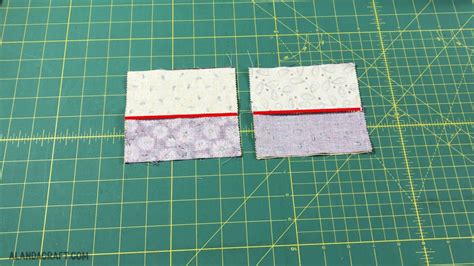 Easy 4 Patch Quilt Block Method Tutorial Alanda Craft