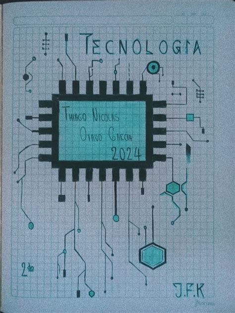 Carátulatítulo De Tecnologia En 2025 Tecnologia Portada De