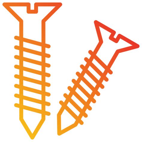 Screw Free Construction And Tools Icons