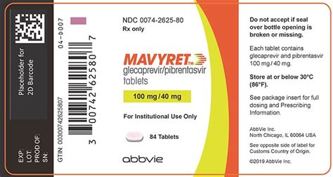 Mavyret Fda Prescribing Information Side Effects And Uses