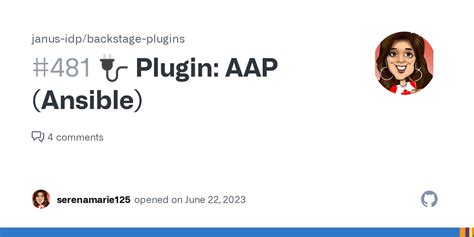 🔌 Plugin Aap Ansible · Issue 481 · Janus Idpbackstage Plugins · Github