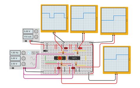 Circuit Design Aula 1605 Osciloscópio 5 Ea1 Tinkercad