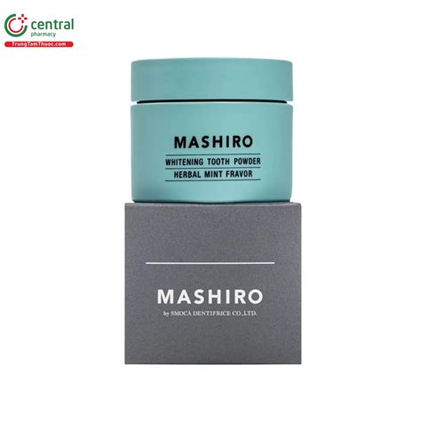 Mashiro Tooth Powder Herbal Mint Flavor Làm Sạch Khoang Miệng Làm