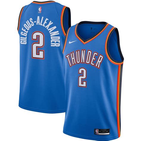 33 Off Oklahoma City Thunder Shai Gilgeous Alexander Nike Icon Edition Swingman Jerseys At