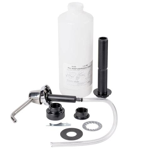Bobrick B 822 Commercial Soap Dispenser Surface Mounted Manual Push