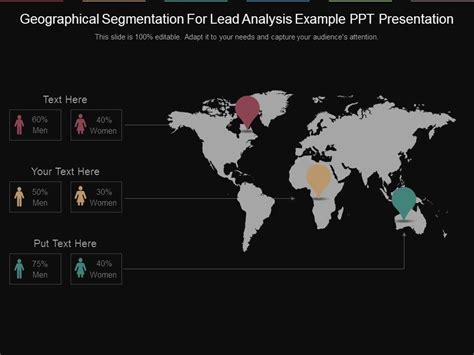 Geographical Segmentation For Lead Analysis Example Ppt Presentation